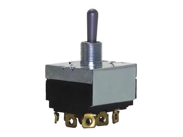 EATON 7702K2 Toggle Switch, 3PDT, 9 Connections, On/On, 3/4 hp, 10A at ...
