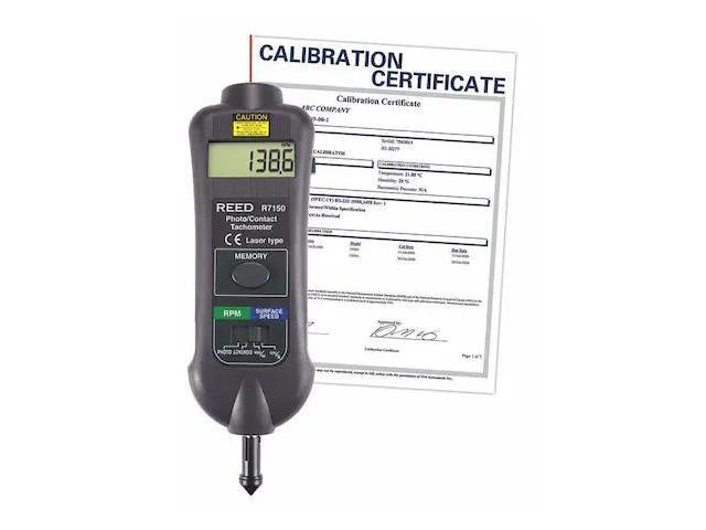 REED INSTRUMENTS R7150-NIST Contact/Laser Tachometer w/NIST - Newegg.com