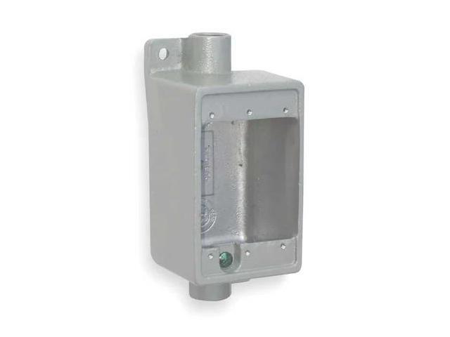 HUBBELL KILLARK FDC-1M Weatherproof Electrical Box, 28 cu in, FDC Box ...