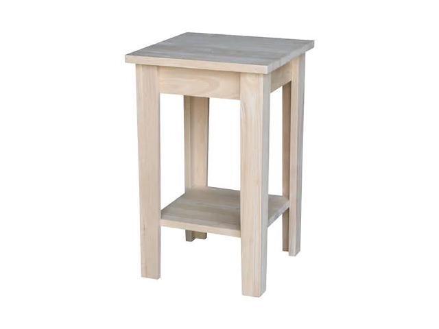 INTERNATIONAL CONCEPTS 3073 Rectangle Shaker Plant Stand, 15 in W, 15 ...