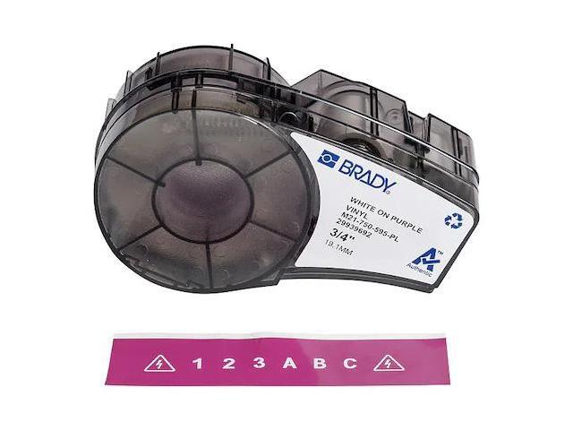 BRADY M21-750-595-PL Label/RibbonCartridge,Purple,3/4inW - Newegg.com