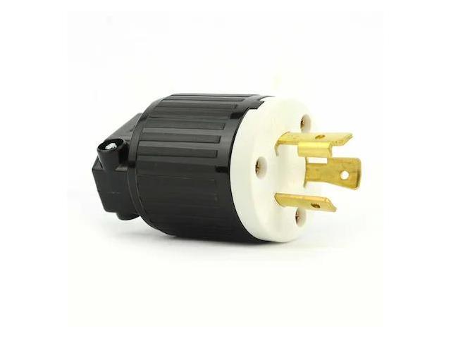 SUPERIOR ELECTRIC YGA018 Twist Lock Electrical Plug 3 Wire, 20 Amps ...