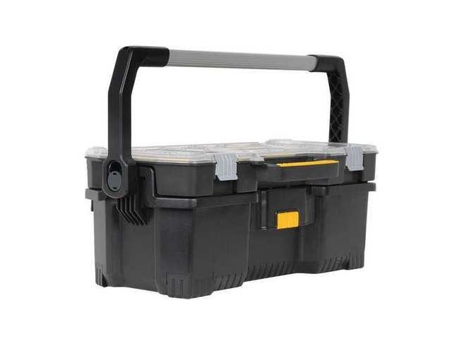 DEWALT DWST24075 Tool Box w/ Organizer - HxWxD: 10" x 26" x 13 ...