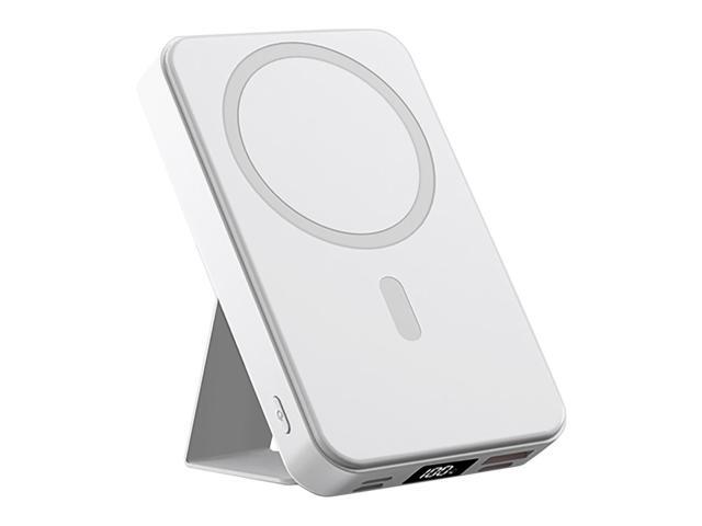 10000mAh Portable Magnetic Wireless Charge Power Bank with Phones Stand ...
