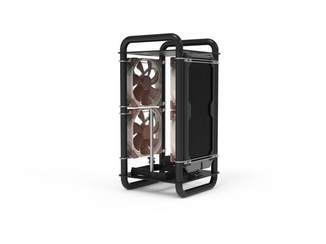 Streacom DA6B - XL Vertical Open Frame ITX Case Black - Newegg.com