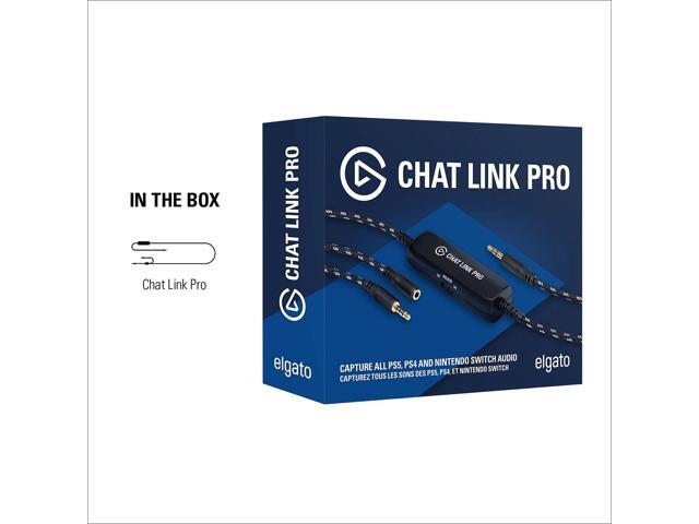 Elgato Chat Link Pro Audio Adapter, for PS5, PS4, Nintendo Switch ...