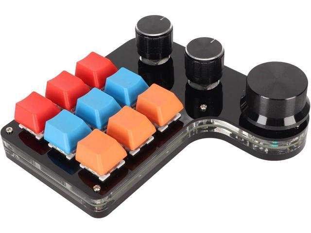 Blue Switch Macro Mechanical Keyboard, OSU Gaming Keyboard with Knob ...