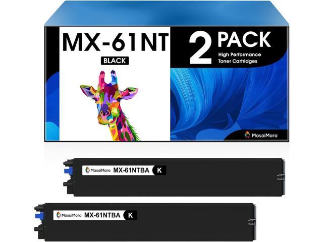 MasaiMara Compatible Toner Cartridges Replacement for Sharp MX-61NT MX61NT MX-61NT-BA for Sharp ...
