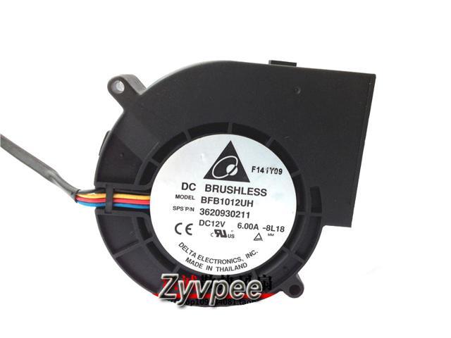 Delta 97*33mm BFB1012UH DC12V 6A 4 wires PWM 10cm centrifugal fan ...