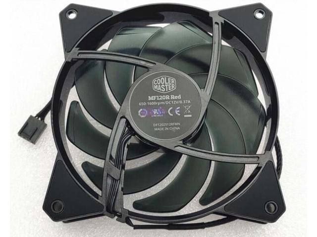 120mm Cooling Fan MF120R DF1202512RFMN 2V 0.37A 4 Wires 4 Pins RED Led ...