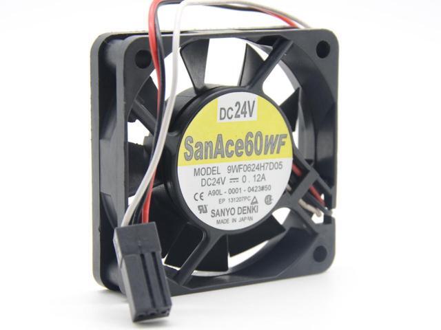 60MM Fanuc Cooling 9WF0624H7D05 9WF0624H7D03 A90L-0001 24V 0.12A 3 ...