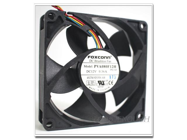 80MM FOXCONN PVA080F12H 12V 0.36A 4 Wires PWM Cooling Fan - Newegg.com