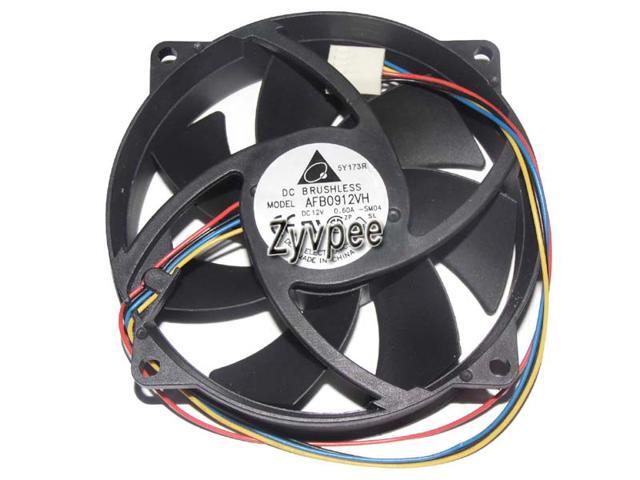 90mm 9025 Zyvpee AFB0912VH FHS-A9025A-S284 DC12V 0.6A 4 Wires CPU ...