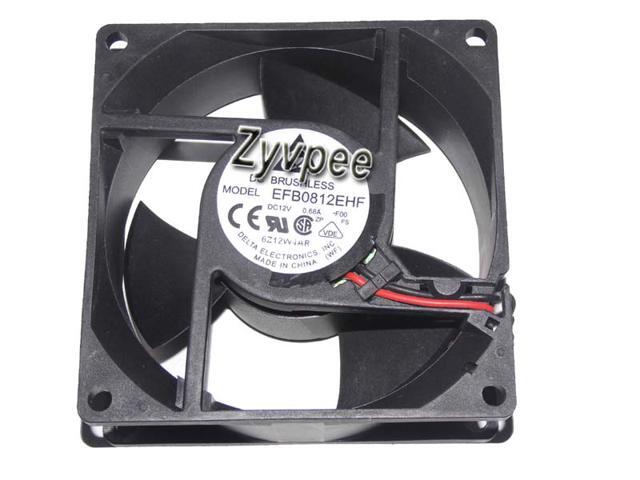 80mm 8032 Zyvpee EFB0812EHF -F00 DC12V 0.68A 2 Wires 8CM Server Cooling ...