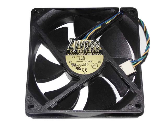 90mm 9025 AD0912UB-A7BGL DC12V 0.45A 4 Wires 4 Pins 9CM CPU Cooling ...