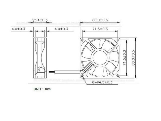 POWER LOGIC 8025 PLA08025S12HH-1-LV Hydraulic Bearing Cooler with 12V 0 ...