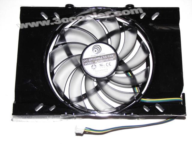 Power Logic PLA09215S12M 12V 0.35A 4 Wires 4 Pins Connector Cooling fan ...