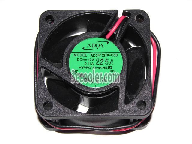 ADDA 40x20mm AD0412HX-C50 12V 0.11A 2 Wires Case Fan 4cm inverter ...