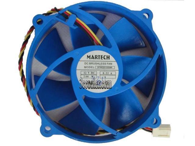 Martech 9cm DF0922512SEMN 12V 0.22A 2.64W 3 wires 3 pins 8 Symmetrical ...