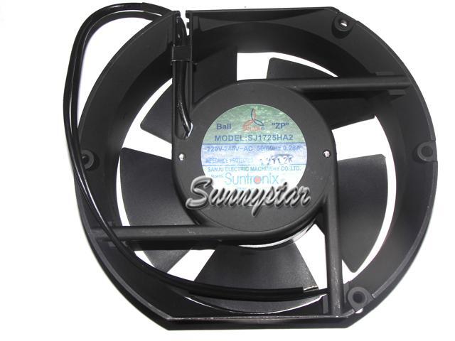SANJU 172*51mm SJ1725HA2 220~240 50/60Hz 0.28A 2 Wires ball bearing AC ...