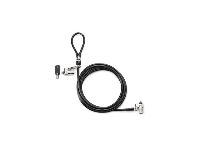 HP Dual Head Keyed Cable Lock - Security cable lock - 2.13 m - for HP ...