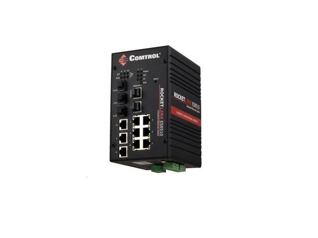Comtrol RocketLinx ES8510-XT Managed Industrial Ethernet Switch - Newegg.com