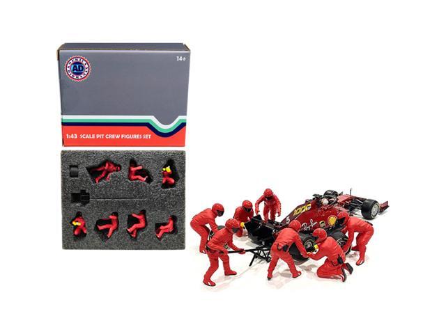 Formula One F1 Pit Crew 7 Figurine Set Team Red Release II for 1/43 ...
