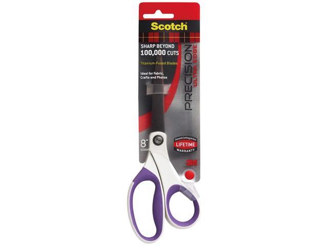 Scotch Precision Ultra-Edge Titanium Scissors, Pointed Tip, 8 Inch ...