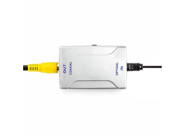 Cmple - Optical Toslink Jack (Input) to Coaxial RCA Jack(Output ...