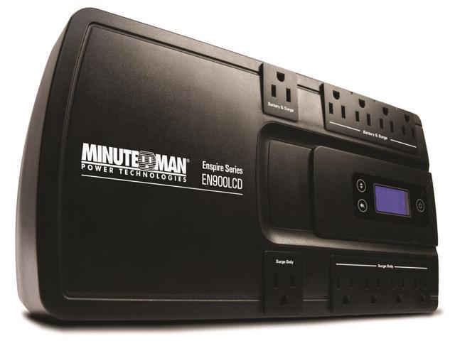 Minuteman Enspire En900lcd 900Va Wall/Desktop/Floor Mountable Ups ...
