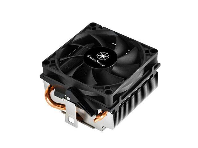 Silverstone CPU Cooler 54mm high for low profile,6mm heatpipe *2 with ...