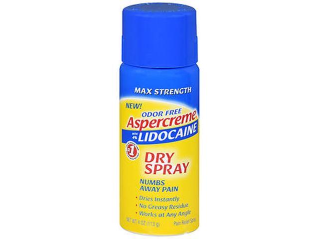 Aspercreme with 4% Lidocaine Dry Spray - 4 oz - Newegg.com