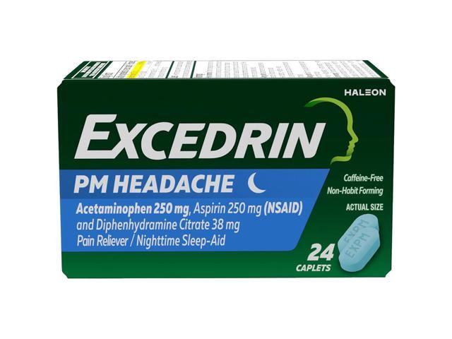 Excedrin PM Headache Caplets - 24ct - Newegg.com
