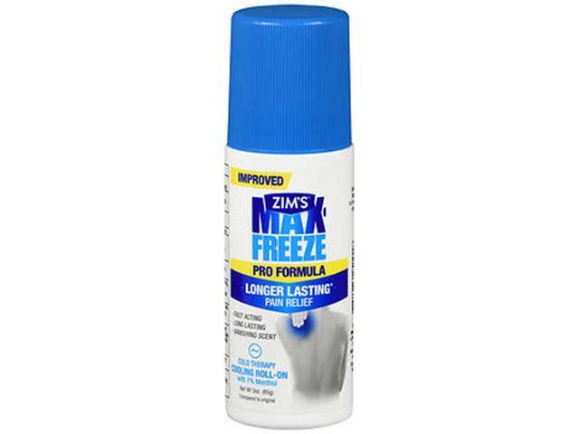 Zim's Max-Freeze Pro Formula Cold Therapy Cooling Roll-On - 3 oz ...