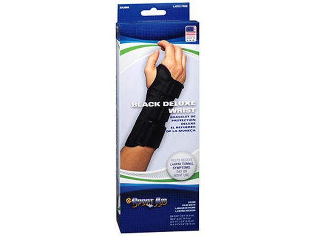 Sport Aid Deluxe Wrist Brace Black XL Right - 1 ea. - Newegg.com