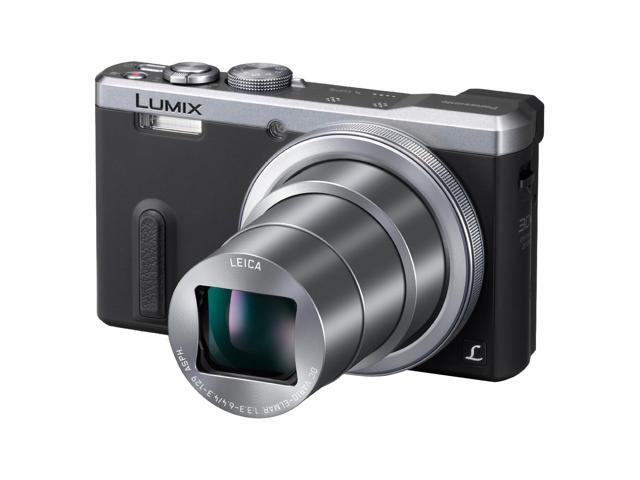 Panasonic LUMIX ZS40 Silver 18.1MP Digital Camera - Newegg.com