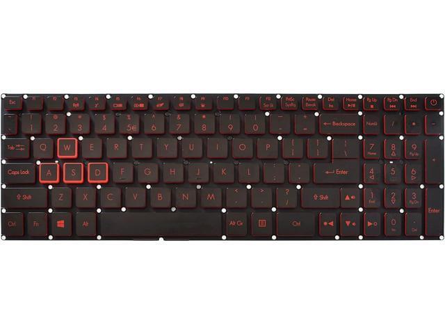 LIXSUNTEK Backlight Keyboard for Acer Nitro 5 AN515 AN515-51 N17C1 ...