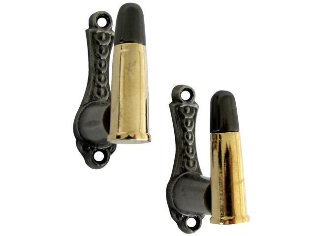 2 Bullet Case Wall Mount Weapon Hanger Hooks - Newegg.com