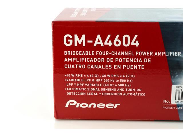 Pioneer GM-A4604 4 Channerl car amplifier - Newegg.com