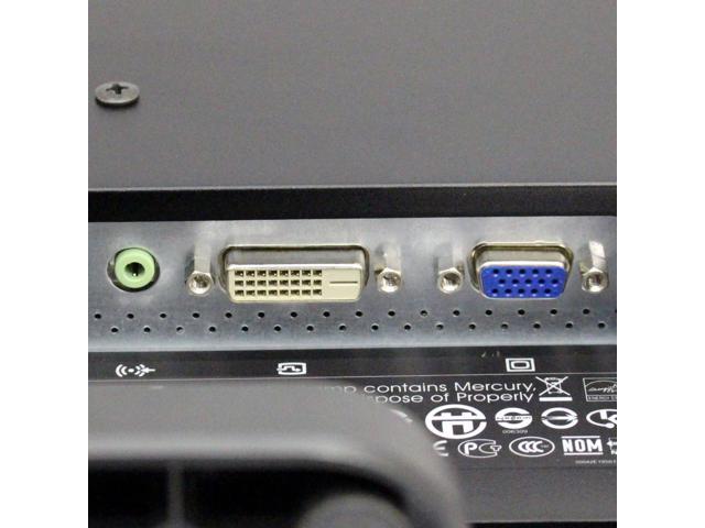 Refurbished: HP LE1901wm 19" Widescreen LCD Monitor w/ VGA & Power Cord ...