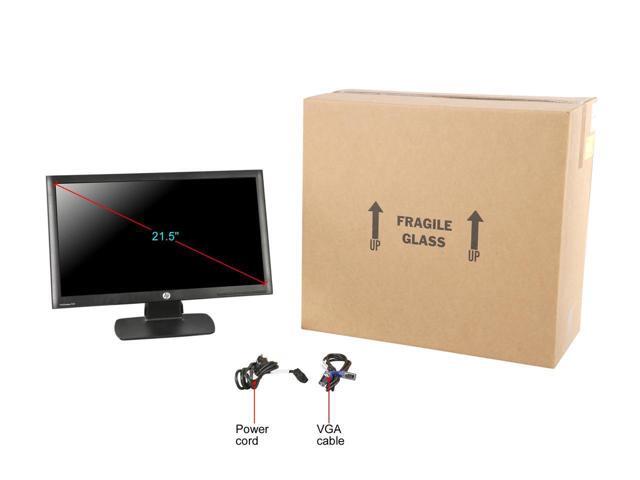 Refurbished: HP ProDisplay P221 Full HD 1920 x 1080 Resolution 21.5 ...