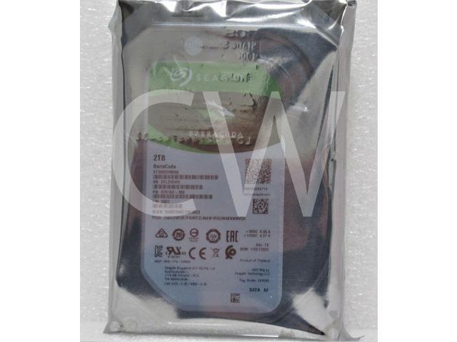 ST2000DM008 2FR102-300 Seagate 2TB 7.2K RPM 6Gb/s 3.5" SATA HDD Hard ...