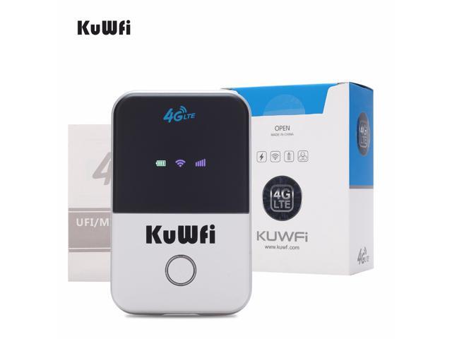 KuWFi 4G LTE Mobile WiFi Hotspot Unlocked Travel Partner Wireless 4G ...