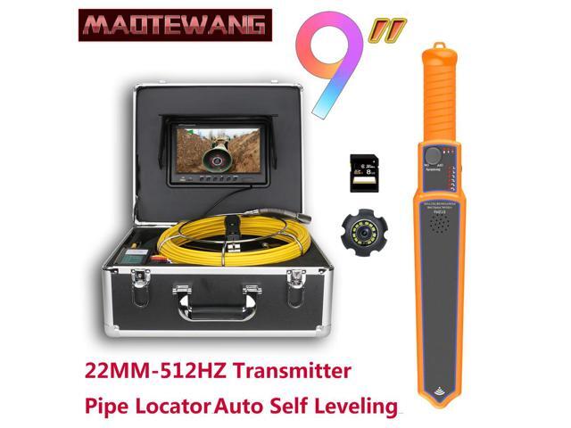 9" Monitor DVR Sewer Pipe Inspection Video Camera with Auto Self ...