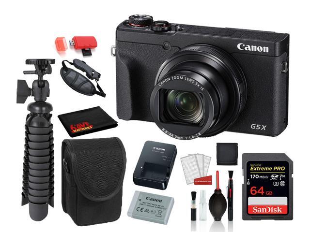 Canon PowerShot G5 X Mark II Digital Camera with ? SanDisk 64gb Extreme ...