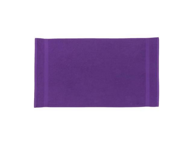 TowelSoft King size loop terry beach towel 35 inch x 65 inch-Purple ...