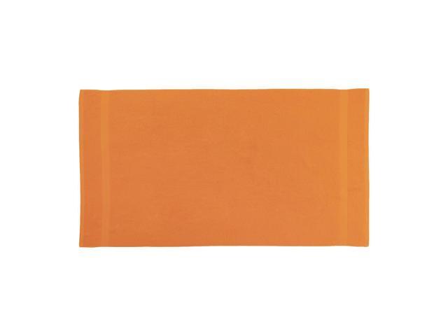 TowelSoft King size loop terry beach towel 35 inch x 65 inch-Orange ...
