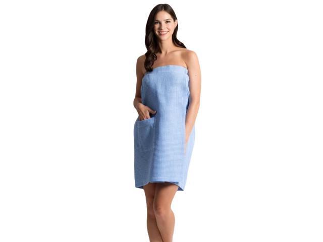 Women's Waffle Body Wrap, Adjustable Closure (Blue) - Newegg.com