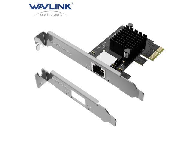 WAVLINK 1G Base-T PCIe Network Card, 1000/100/10Mbps PCI Express ...