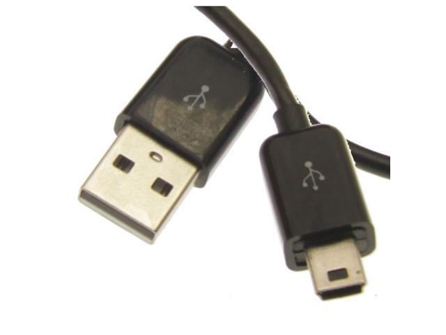 USBGear 1ft. Black USB 2.0 Hi-Speed A to Mini B Device Cable - Newegg.com